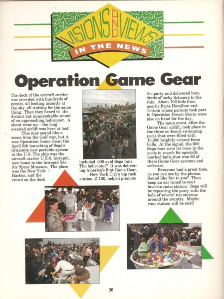 Classic SEGA Magazine Corner: SEGA Visions introduces us to Sonic 20 ...