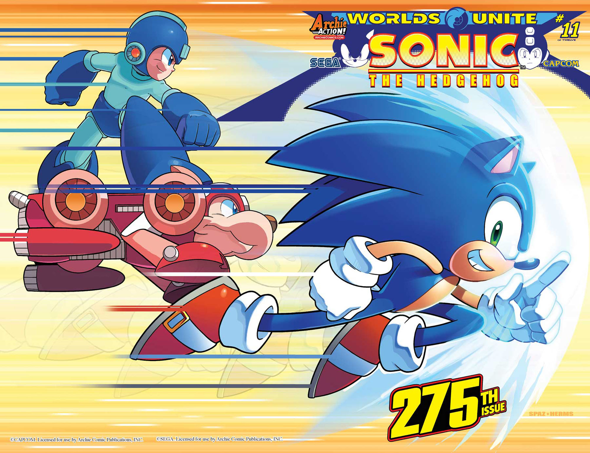 Archie Comics Sonic the Hedgehog July 2015 Solicitations – Worlds Unite ...