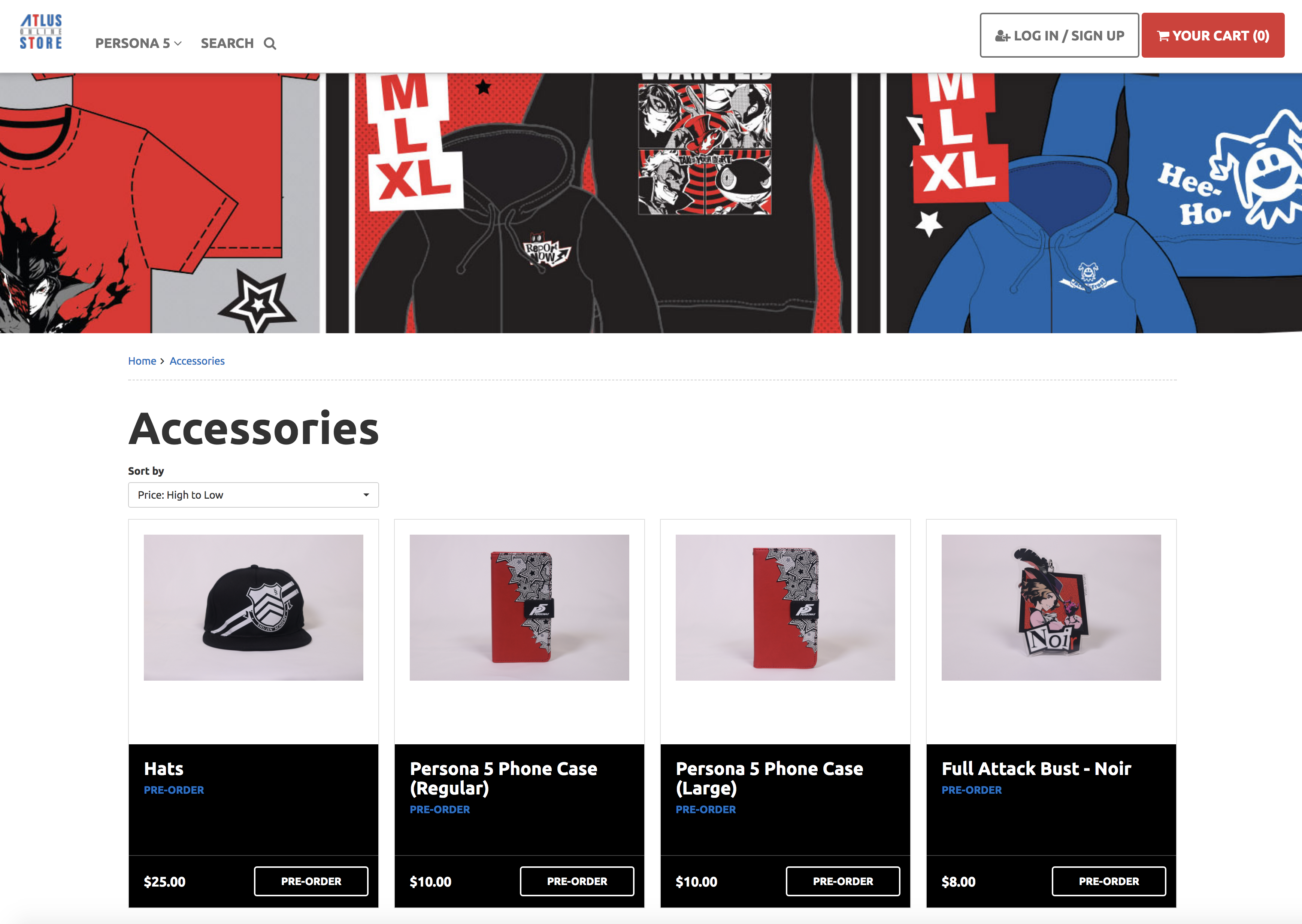 ATLUS online store launches with Persona 5 merchandise available for ...