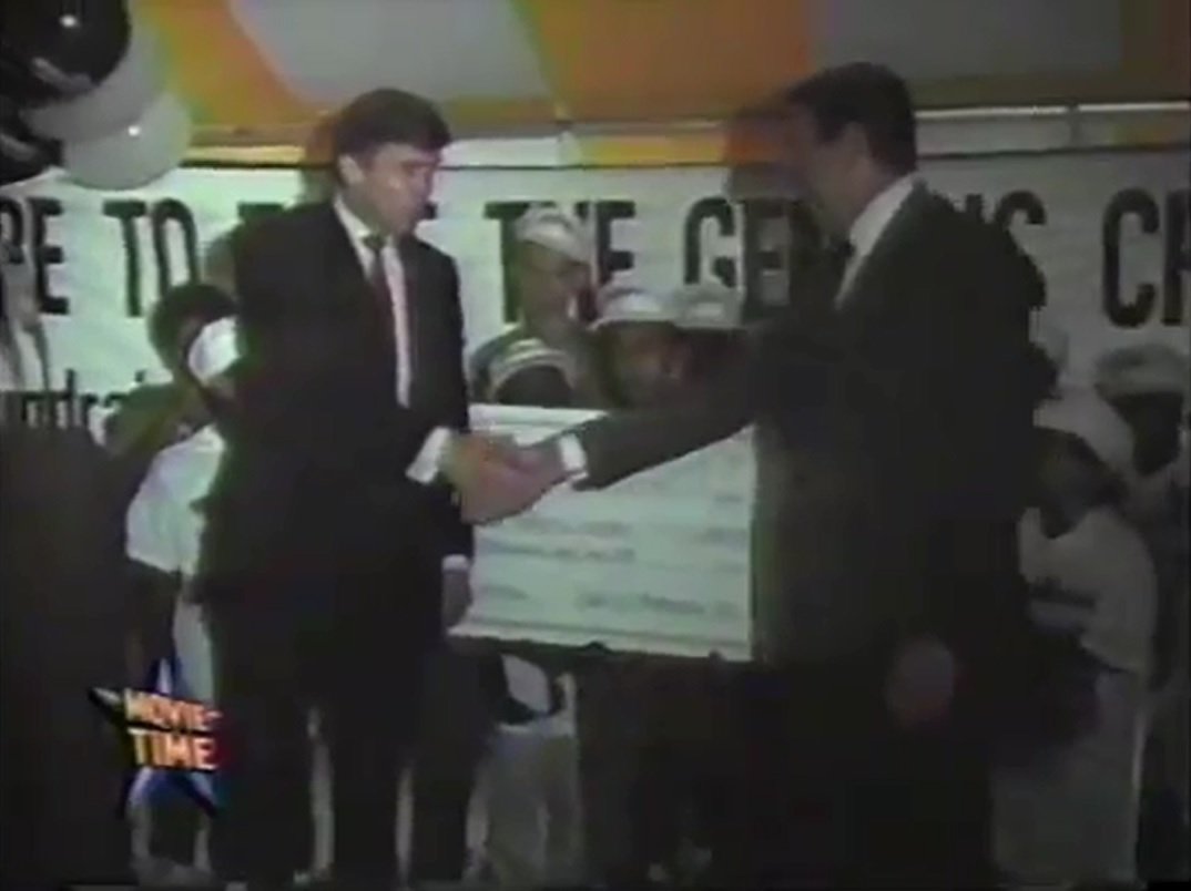 The time President Donald Trump attended the SEGA Genesis launch in ...