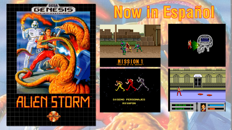 Alien Storm Spanish fan translation now available for SEGA Genesis/Mega ...