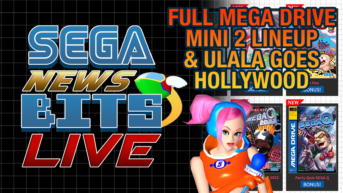 SEGA News Bits Live: Full Mega Drive Mini 2 Lineup & Ulala Goes ...