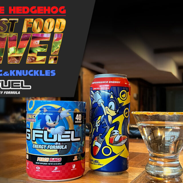 Fastest Food Alive: “The Sonic & Knuckles” G FUEL Review
