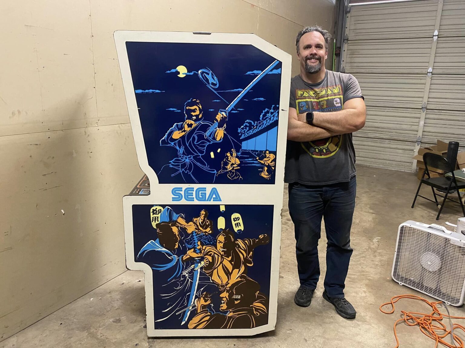 Rare 1980 SEGA Samurai arcade cabinet found and restored » SEGAbits ...