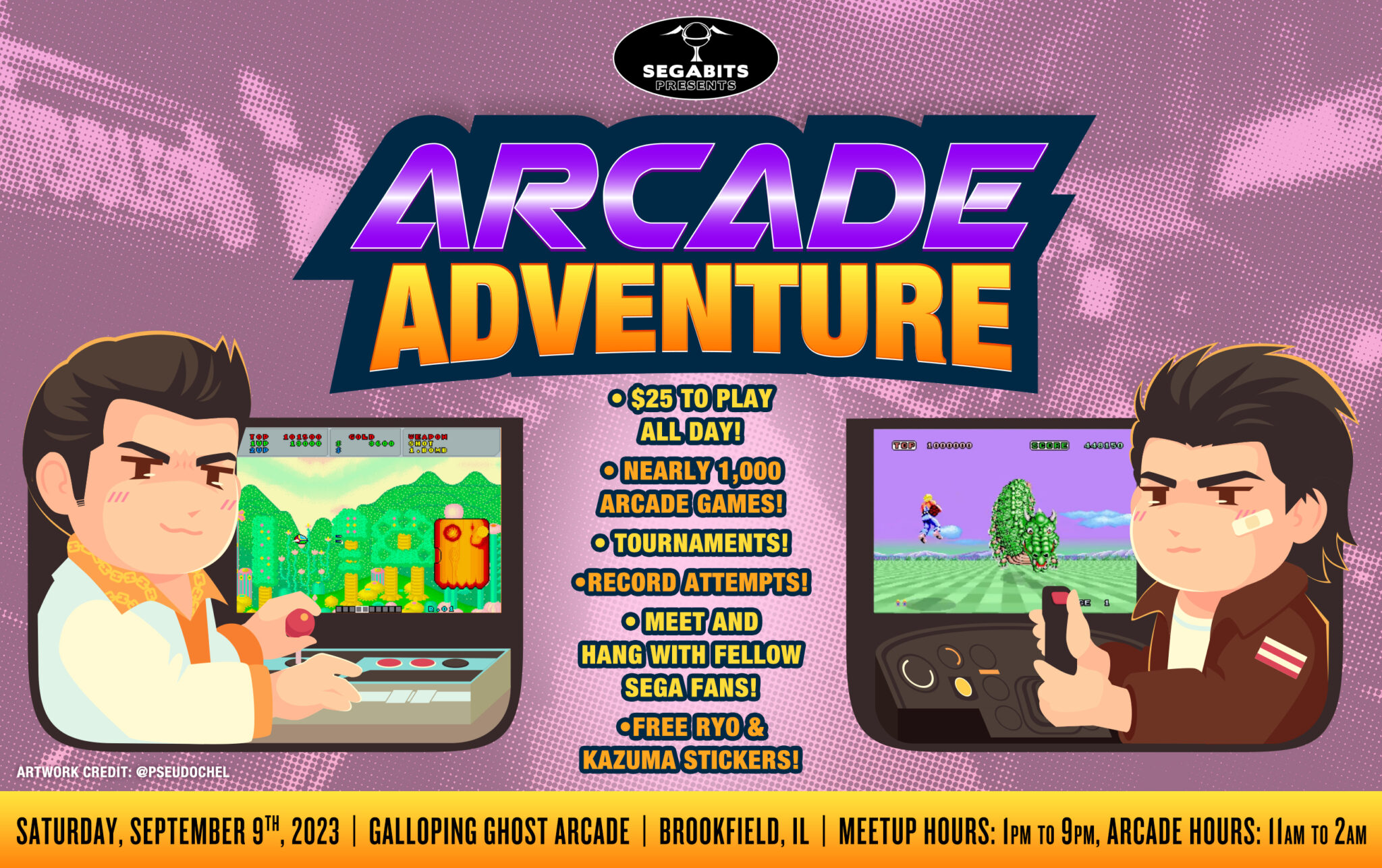 SEGAbits Presents Arcade Adventure: Arcade meetup at Galloping Ghost ...
