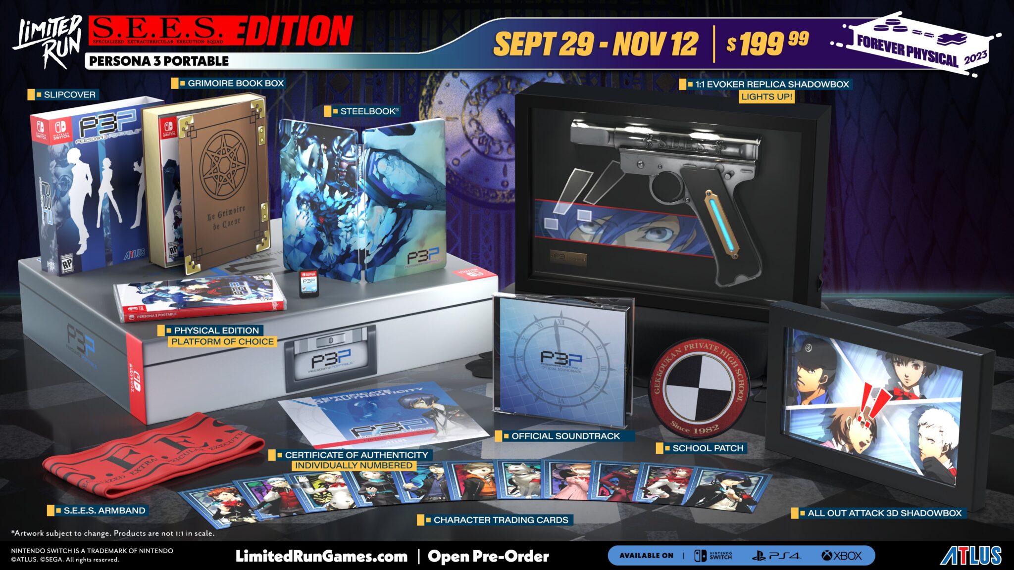 Limited Run Games shows off physical Persona 3: Portable, will also ...