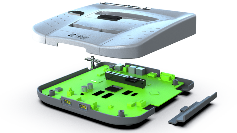 New Genesis/Mega-Drive & 32X FPGA clone console, the GF-1 Neptune ...