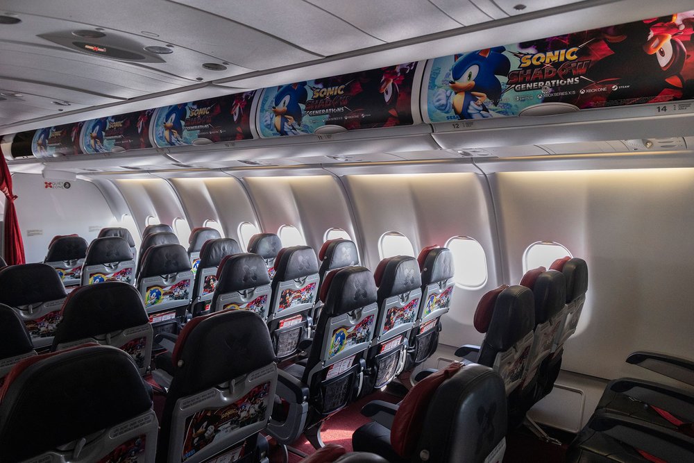 SEGA x AirAsia Airlines collab with Sonic the Hedgehog & Persona 5 ...