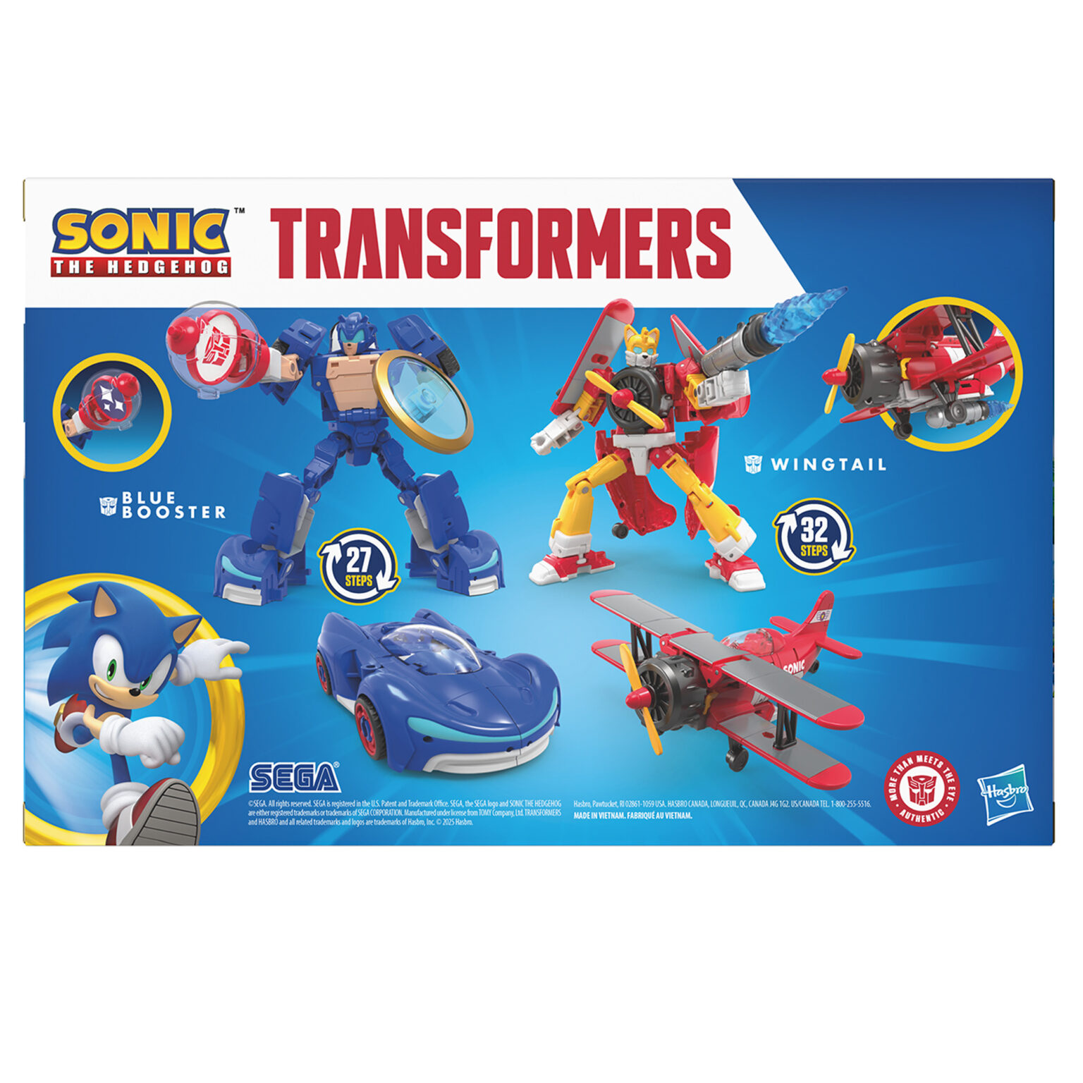 Hasbro and SEGA Announces New Sonic the Hedgehog x TRANSFORMERS Action ...