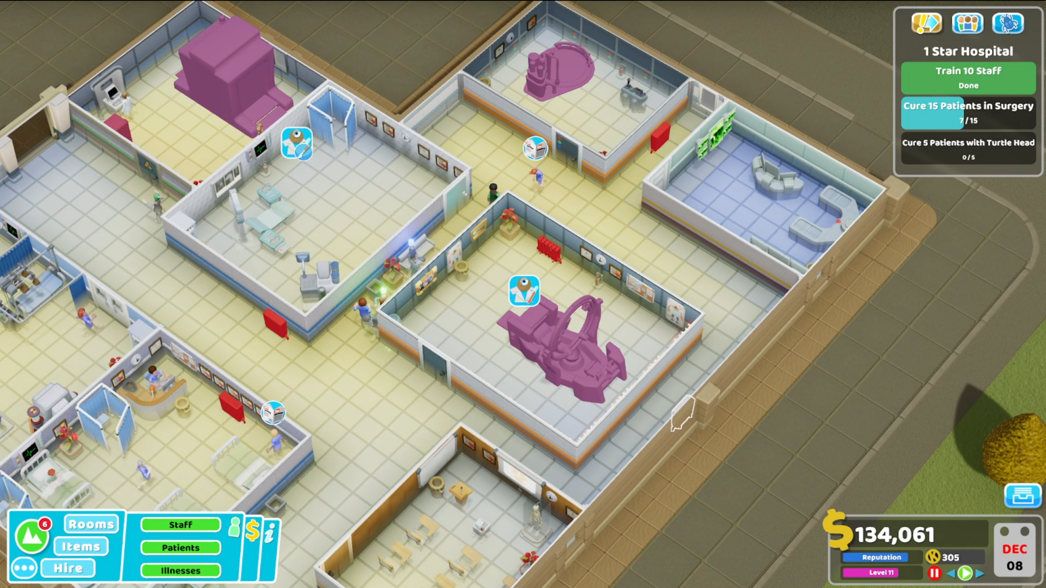 Two Point Hospital Review: Laughter (And Good Gameplay) Is the Best ...