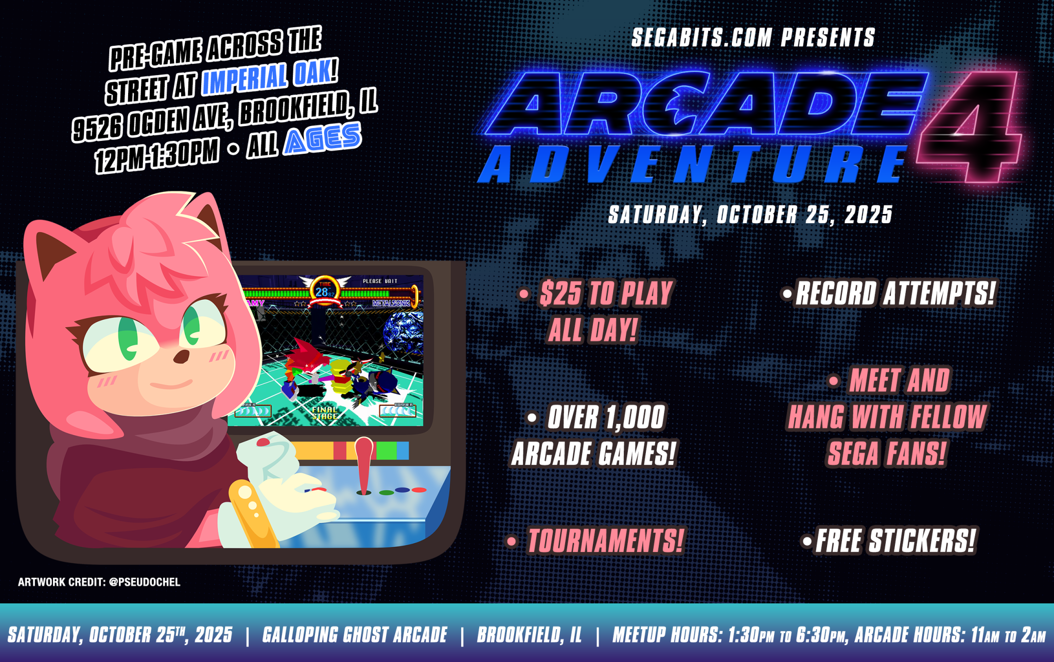 SEGAbits Presents Arcade Adventure 4: Arcade meetup at Galloping Ghost ...
