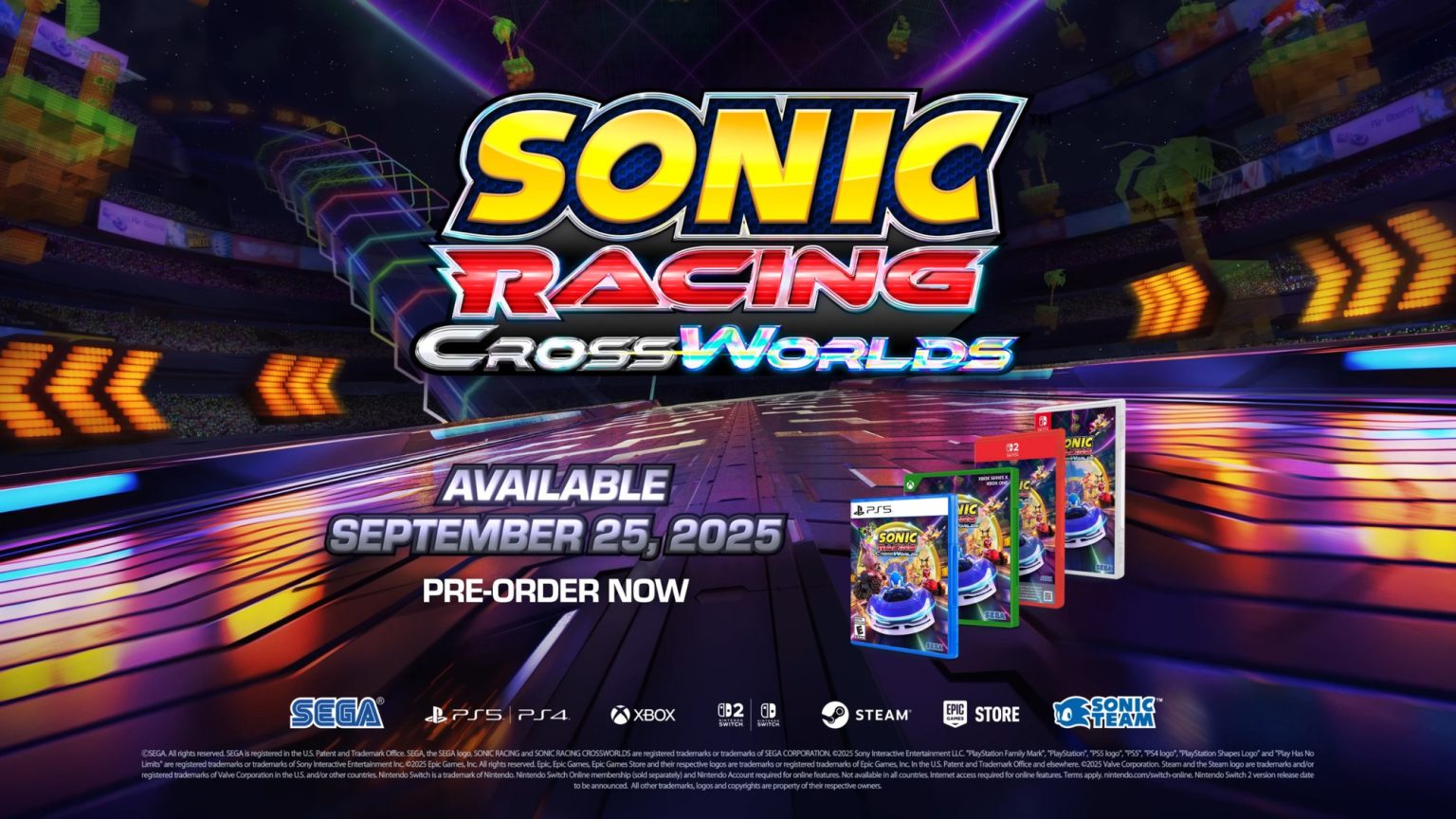 Sonic Racing: Crossworlds physical copies for Nintendo Switch 2 ...